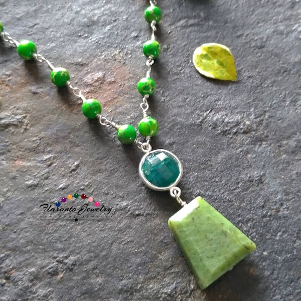 Emerald Jasper - Etsy