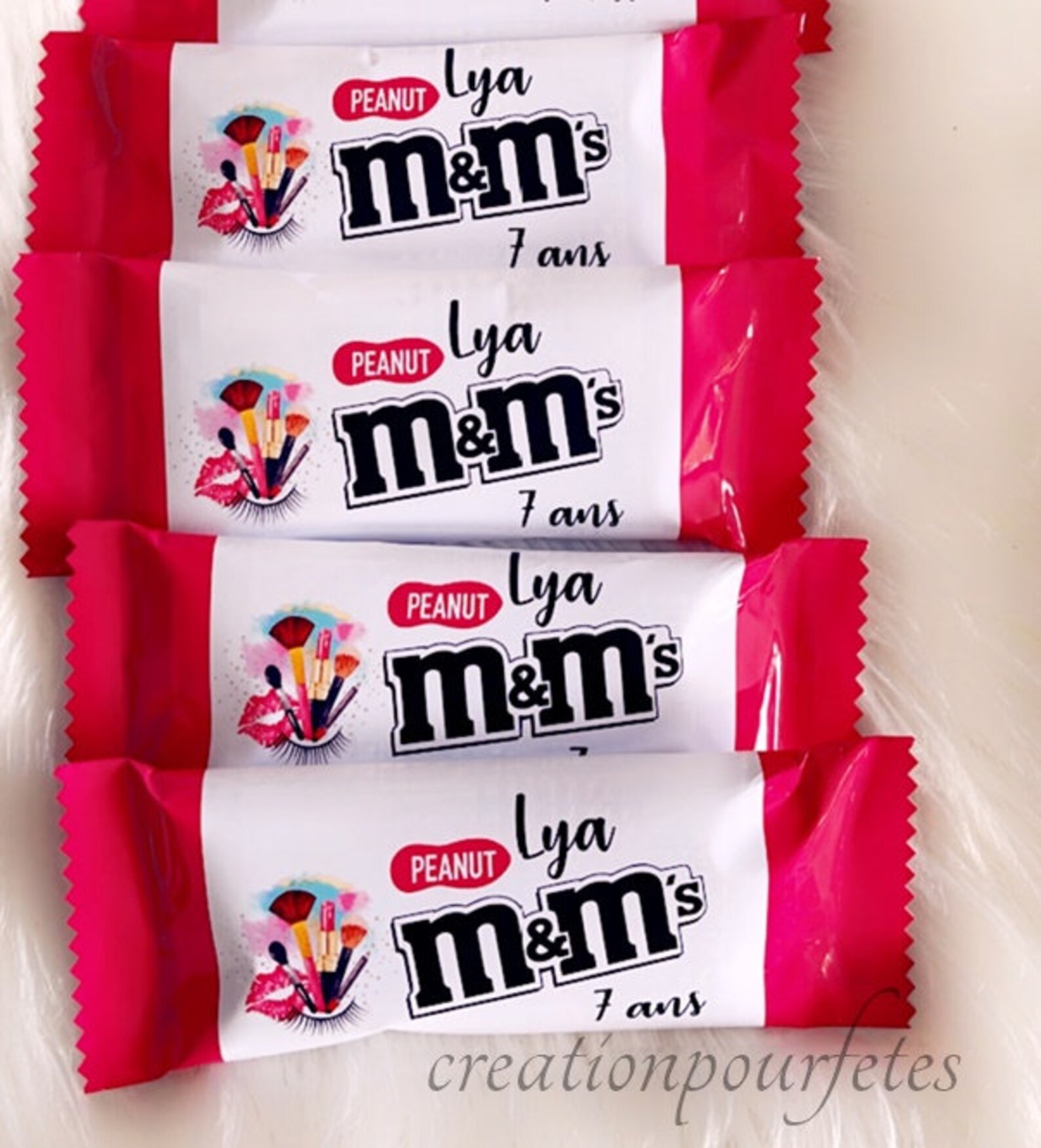 Sachet m&m's personnalisé POUR anniversaire enfant baby | Etsy