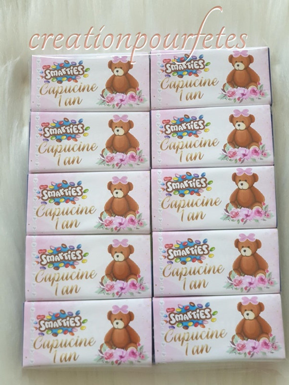 Mini boite Smarties personnalisés thème au choix - Etsy France