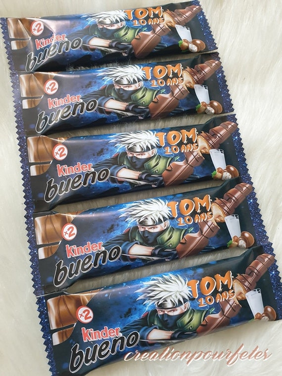 Kinder bueno personalizado para cumpleaños niño baby shower - Etsy España
