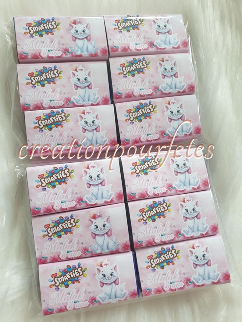 Mini boite Smarties personnalisés thème au choix - Etsy France