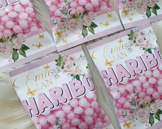 Petit sachet de bonbon dragibus personnalisé - Etsy France
