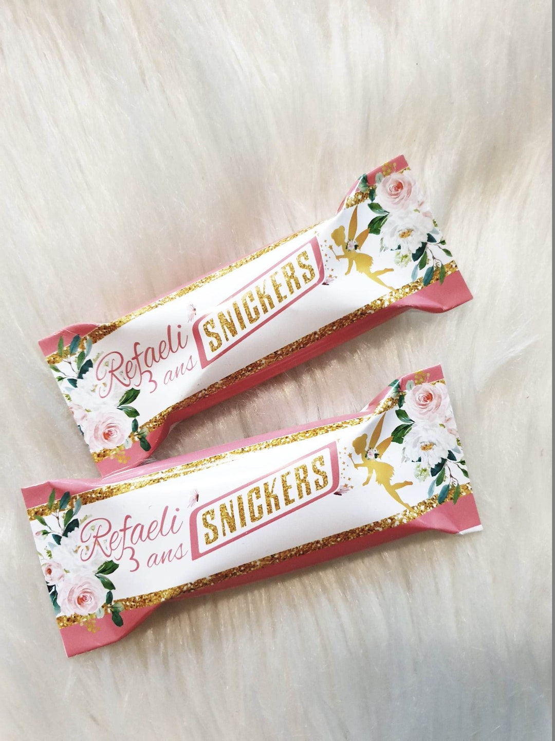 Mini snickers personnalisé thème au choix anniversaire eid - Etsy France