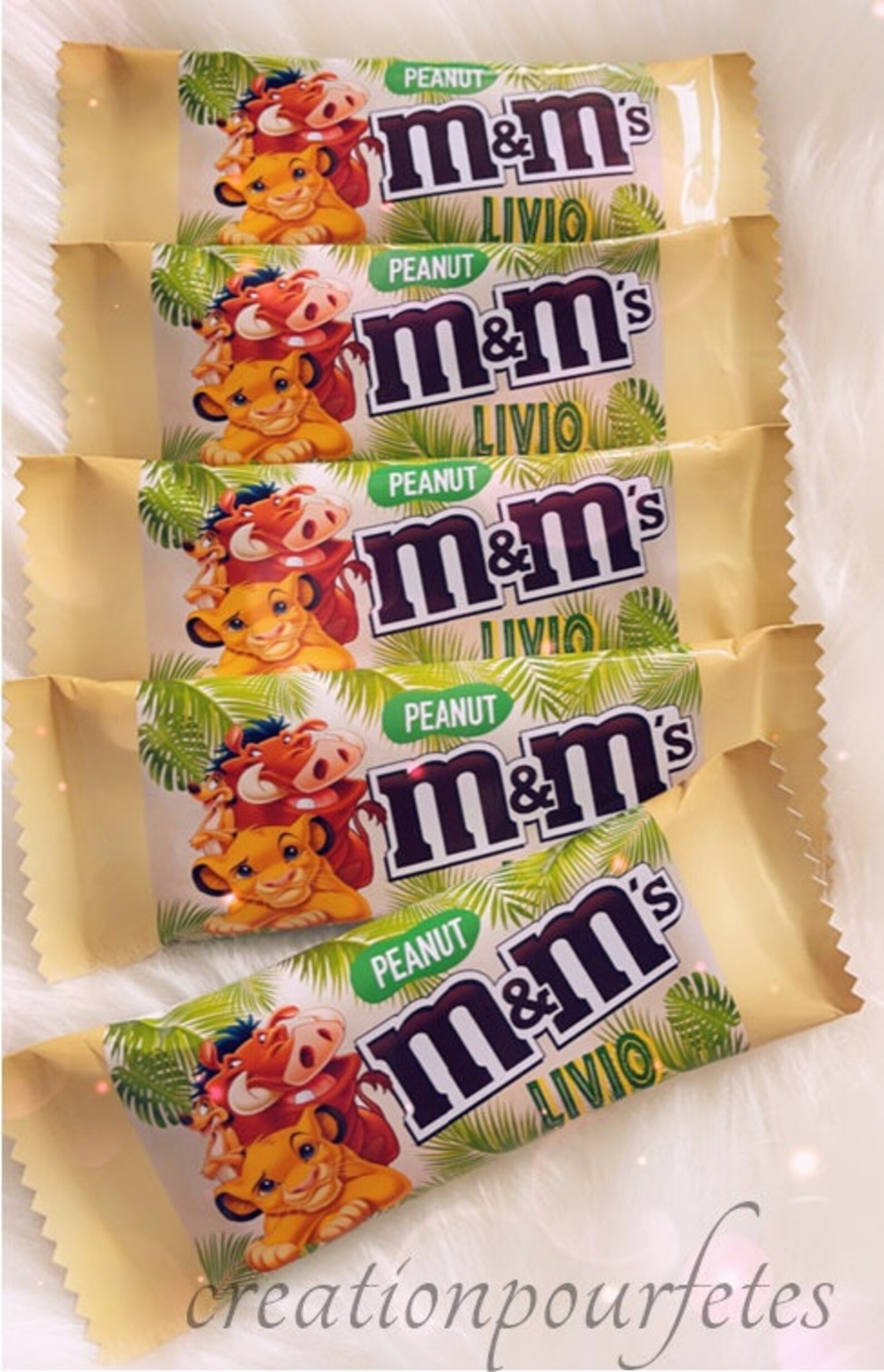 Sachet m&m's personnalisé POUR anniversaire enfant baby | Etsy