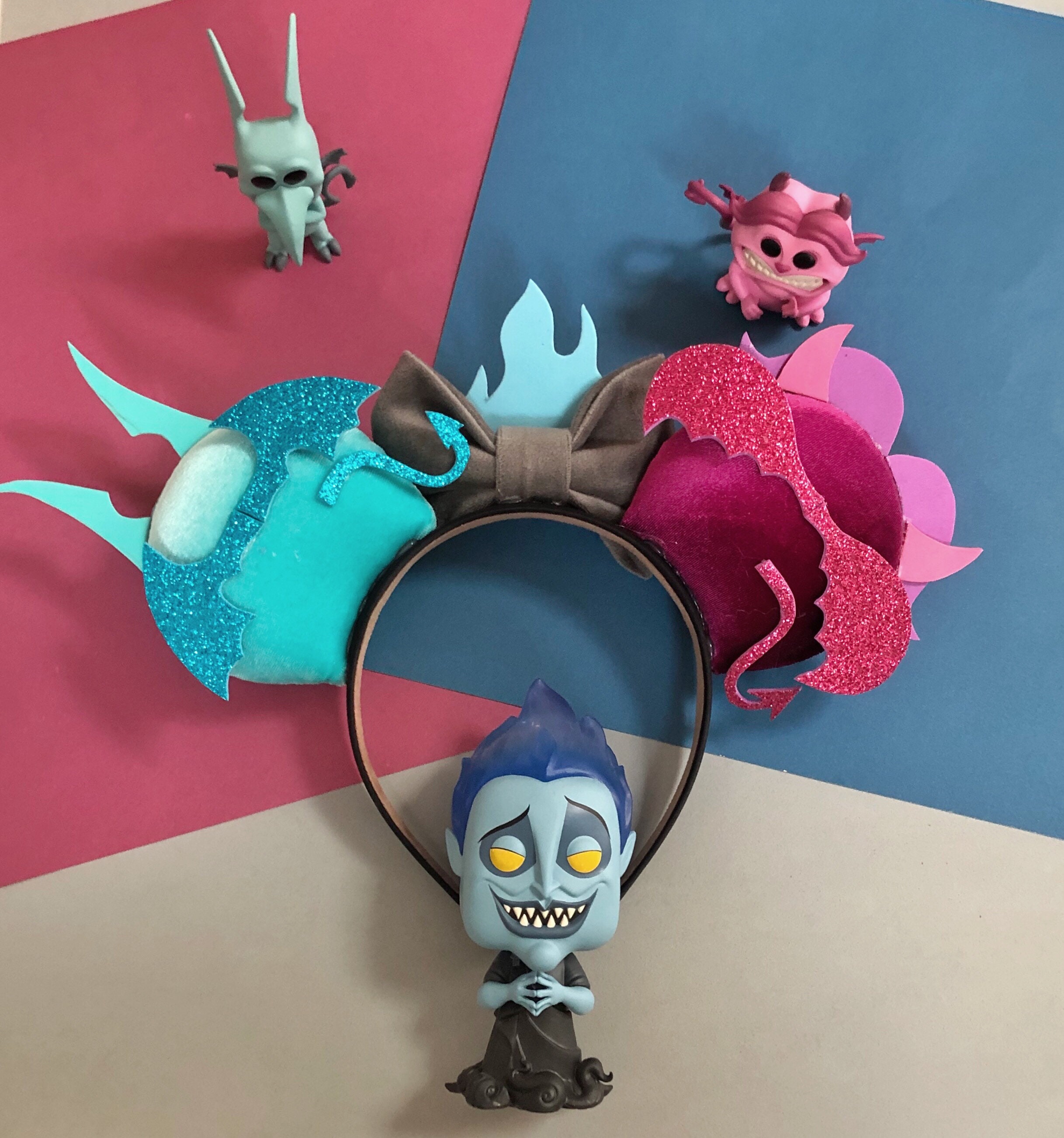 Pain and Panic Hercules Hades Inspired Disney Mouse Ears | Etsy