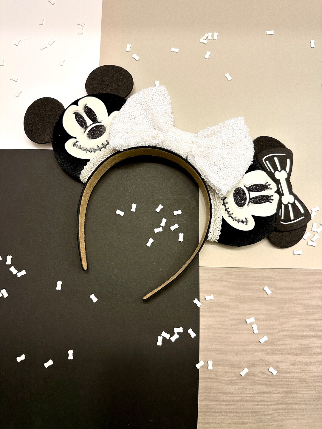 Mickey & Minnie Skeleton Dance Glow in the Dark Halloween Inspired ...