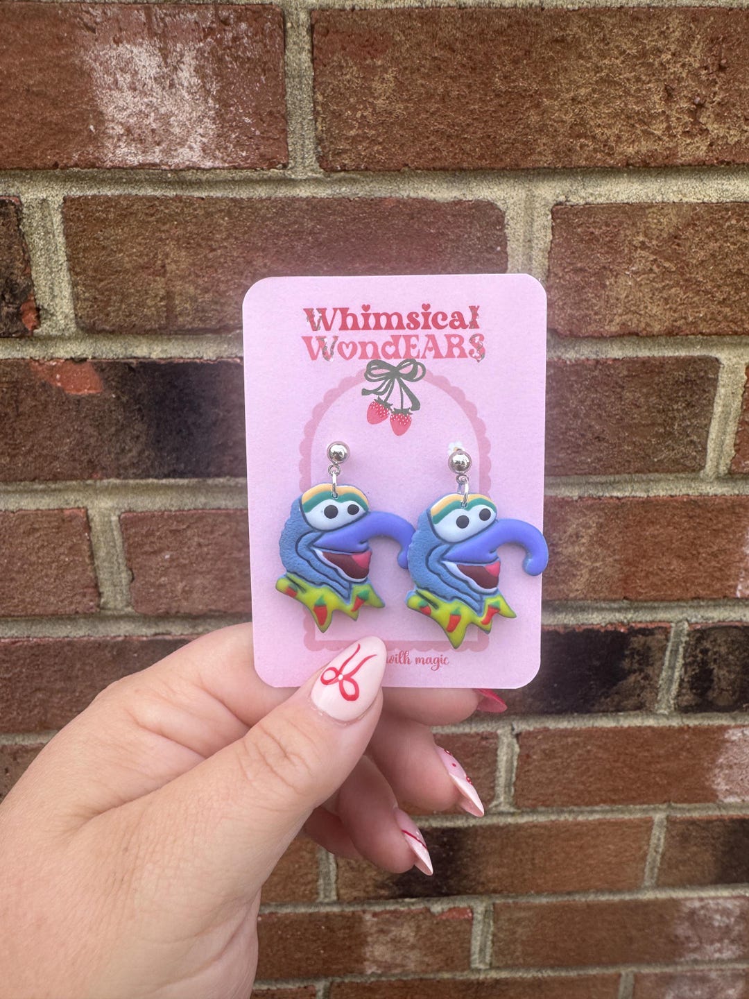 Handmade Gonzo Dangle Earrings, the Muppets Inspired - Etsy