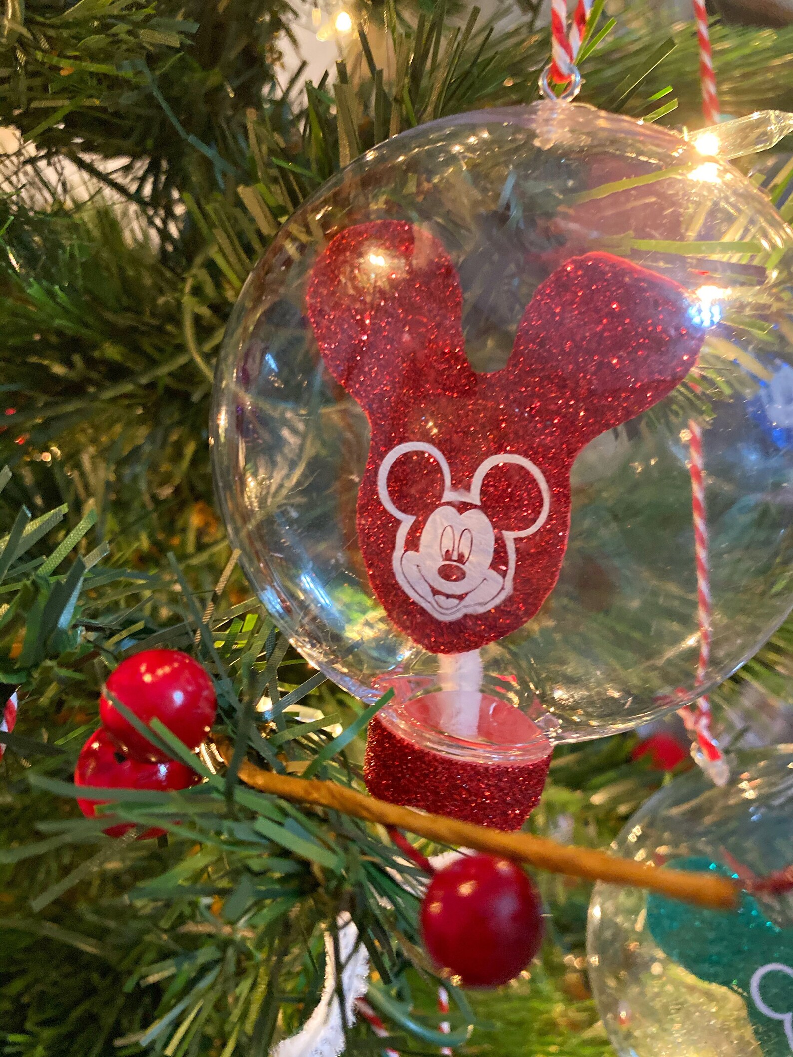 Mickey Balloon Inspired Disney Christmas Holiday Tree Mouse - Etsy