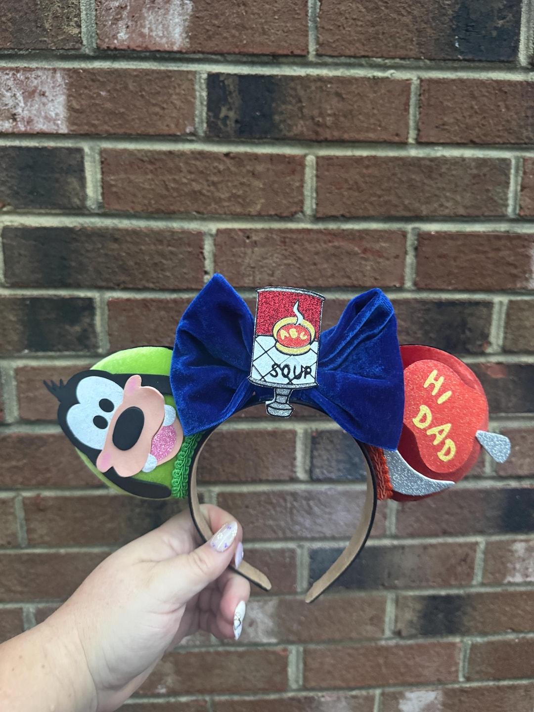 Goofy Hi Dad Soup Perfect Cast A Goofy Movie Inspired Disney Mouse Ears ...