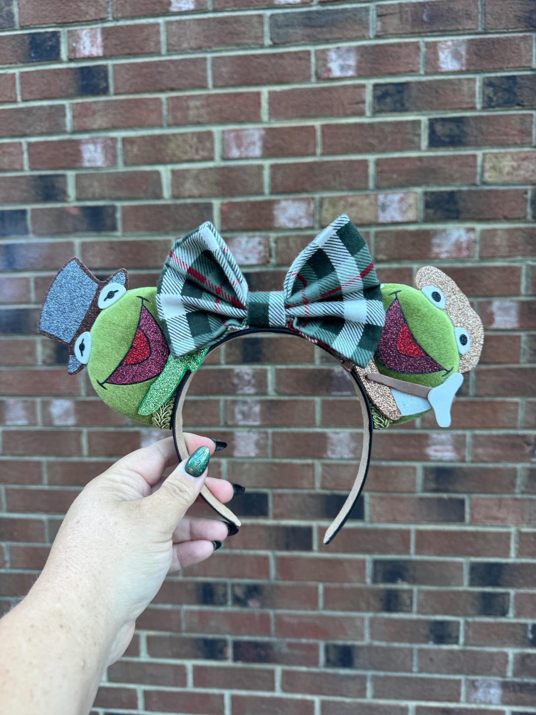 Kermit Bob Cratchit Tiny Tim Muppet Christmas Carol Inspired Mouse Ears ...