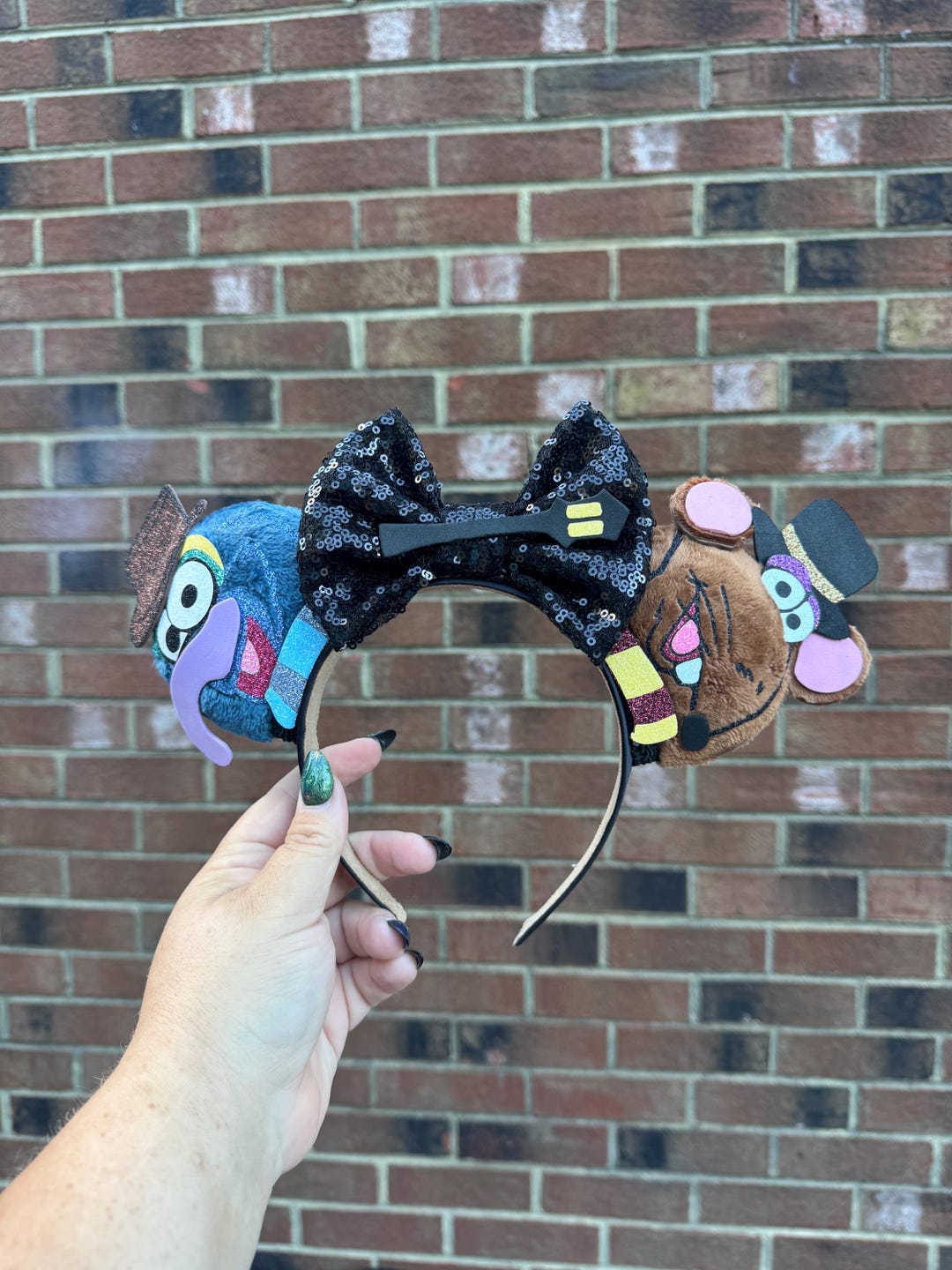 Muppet Christmas Carol Gonzo & Rizzo the Rat Inspired Disney Mouse Ears ...