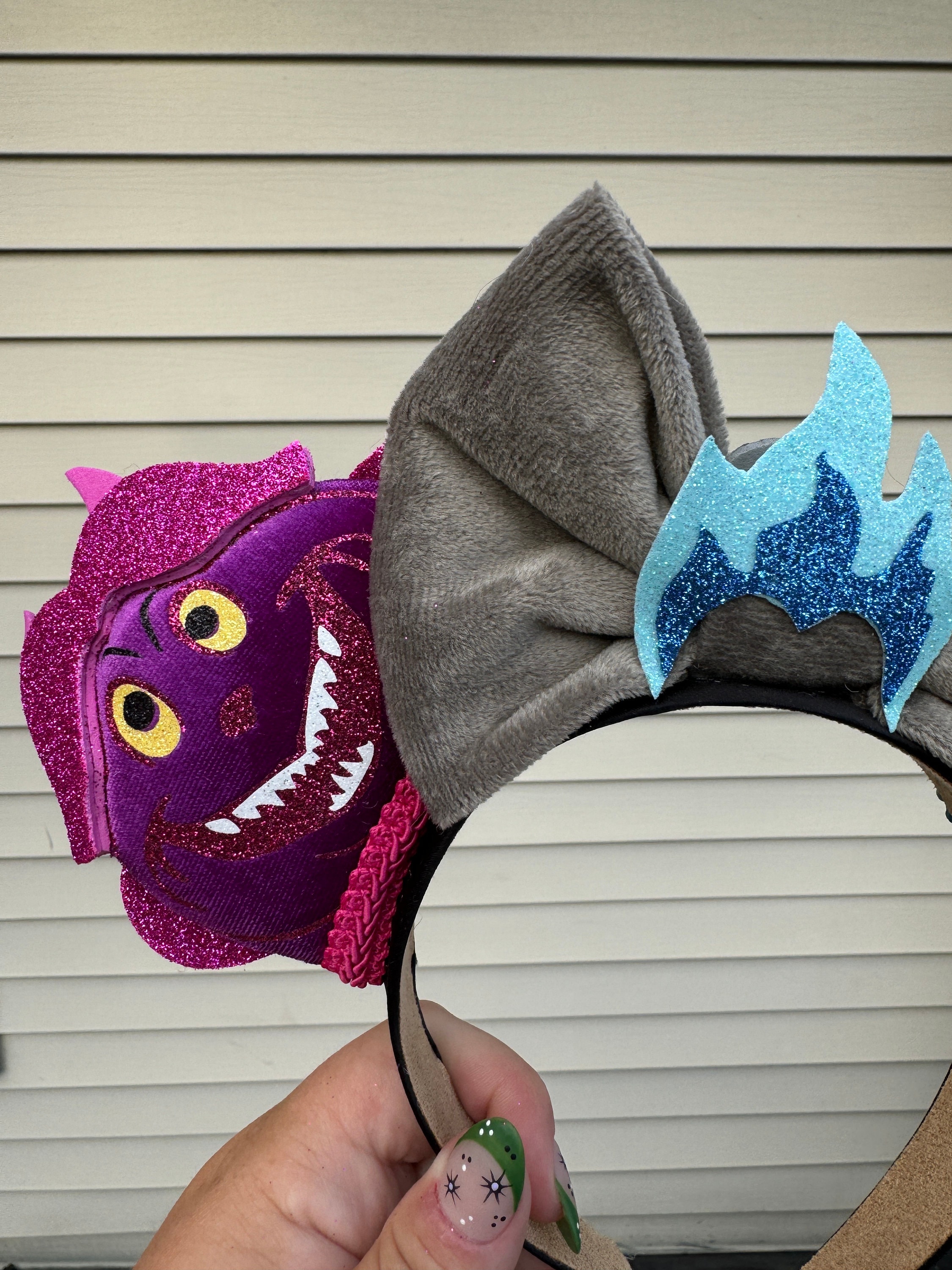 Pain and Panic Hercules Hades Inspired Disney Mouse Ears Headband - Etsy