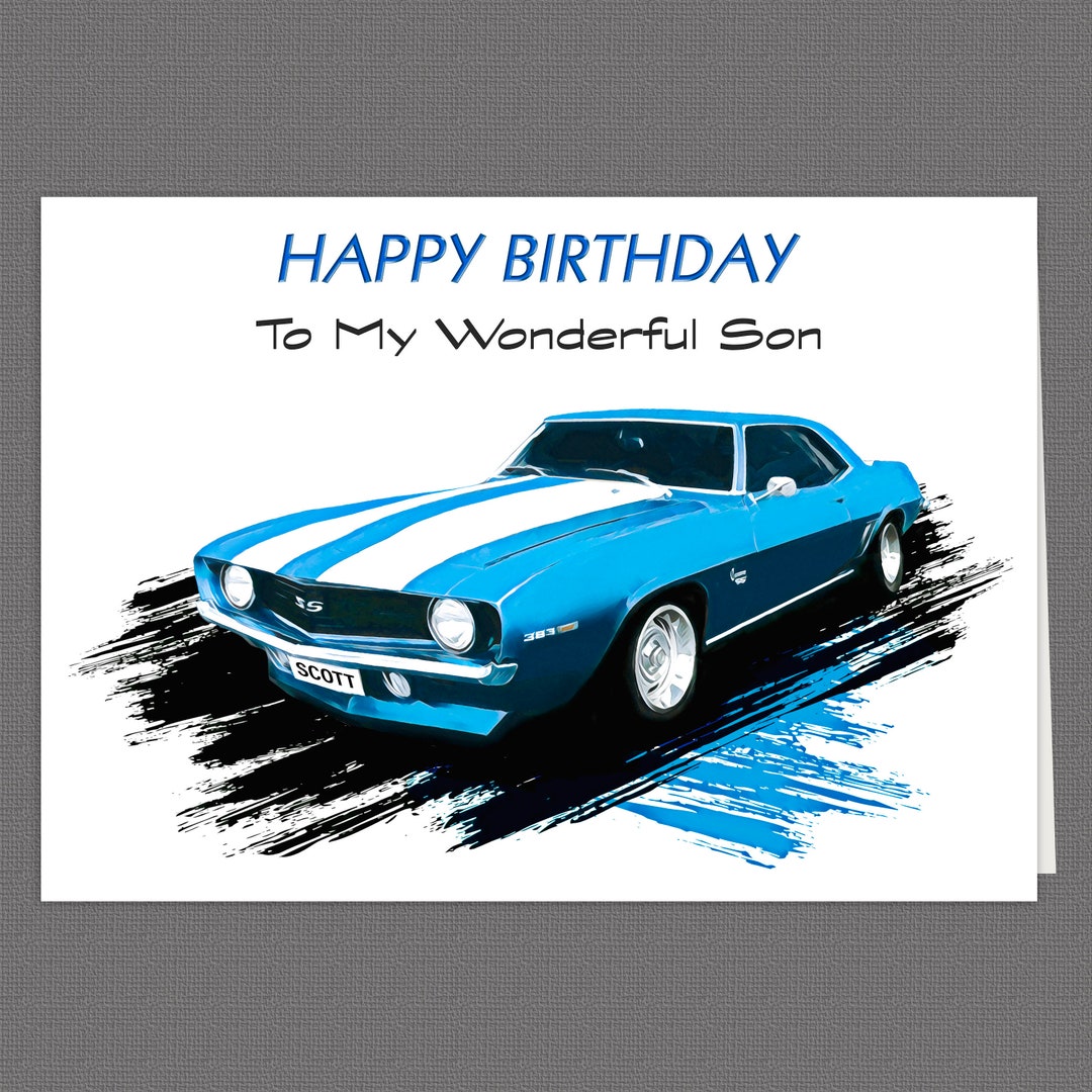 40th, 50th, 60th, Etc, Birthday Card, Featuring a Classic 1960's ...