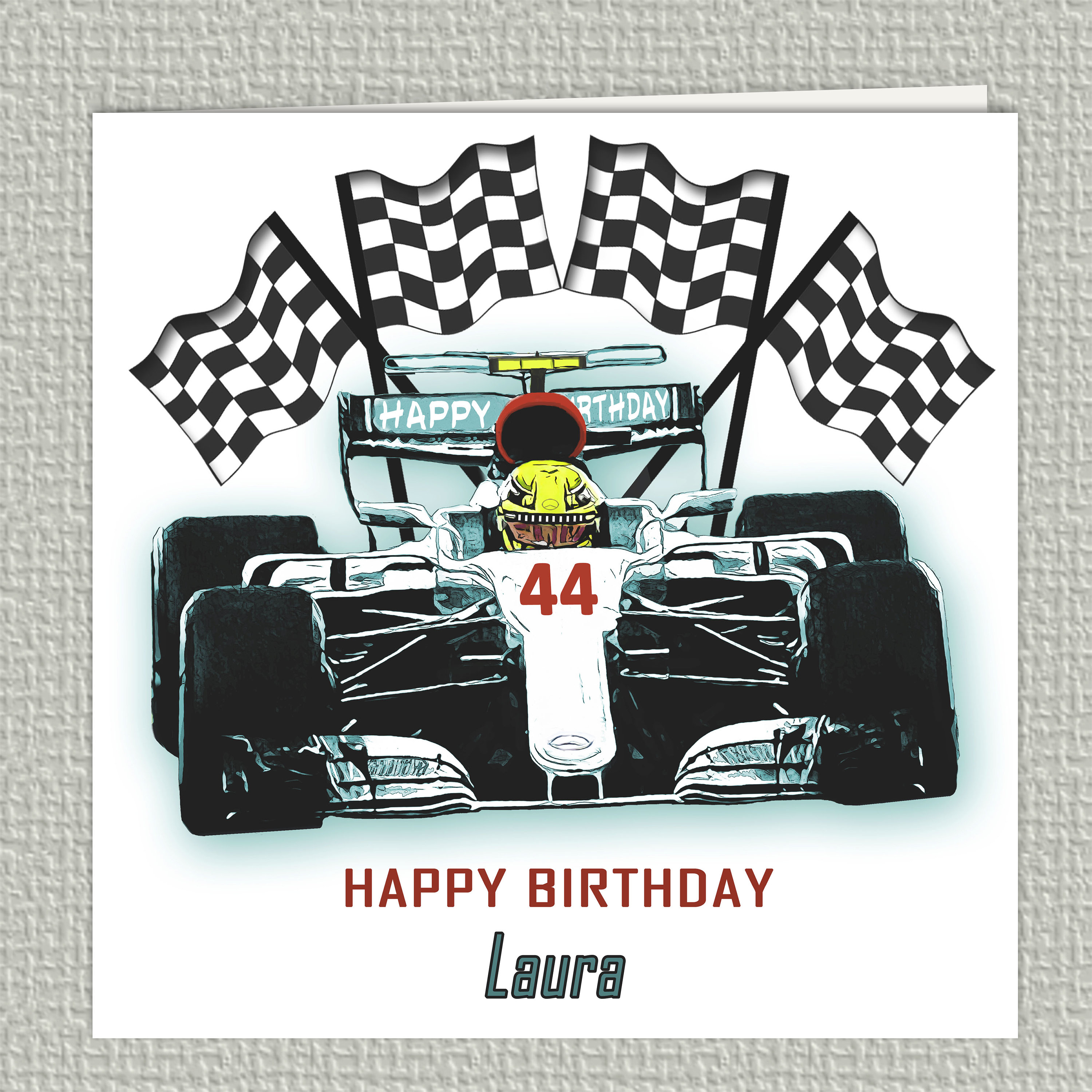 F1 Birthday Card Any Age Personalised Name/relation/message - Etsy UK