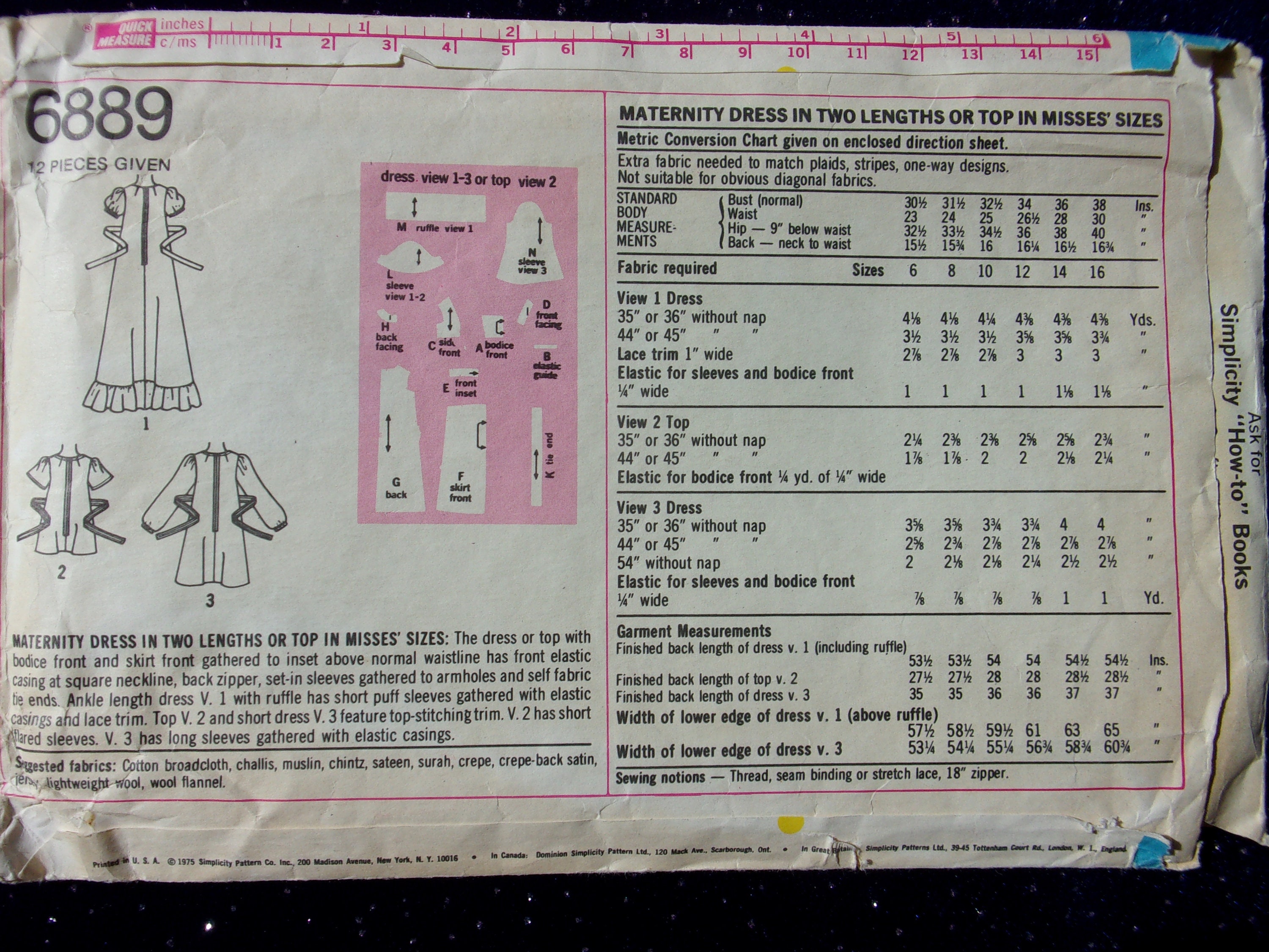 Retro 70's Maxi Dress Sewing Pattern-peasant Dress-three Sleeve ...