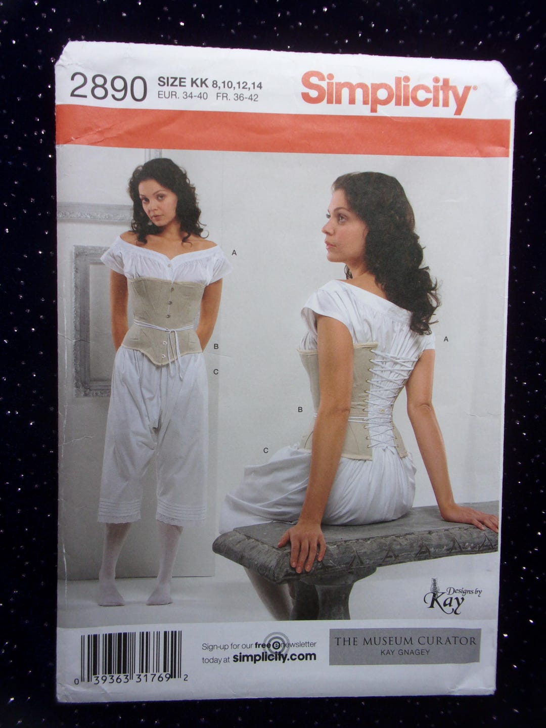 Chemise, Corset and Drawers Sewing Pattern by Kay Gnagey-simplicity ...