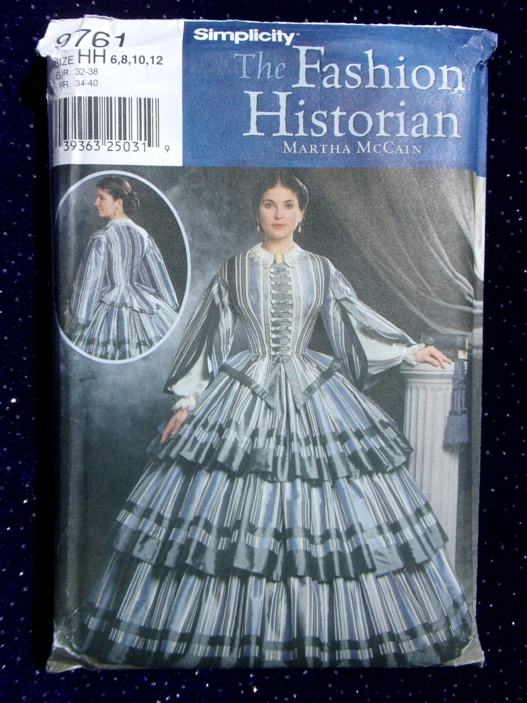 Antebellum Era Two Piece Dress Sewing Pattern-historical Costume by ...