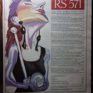 Vintage 1990 Rolling Stone Magazine: Paul Mccartney Cover & Hall of ...