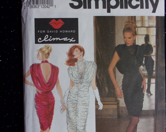 Vintage 90's Statement Gown Sewing Pattern, Evening Gown, Prom Dress ...