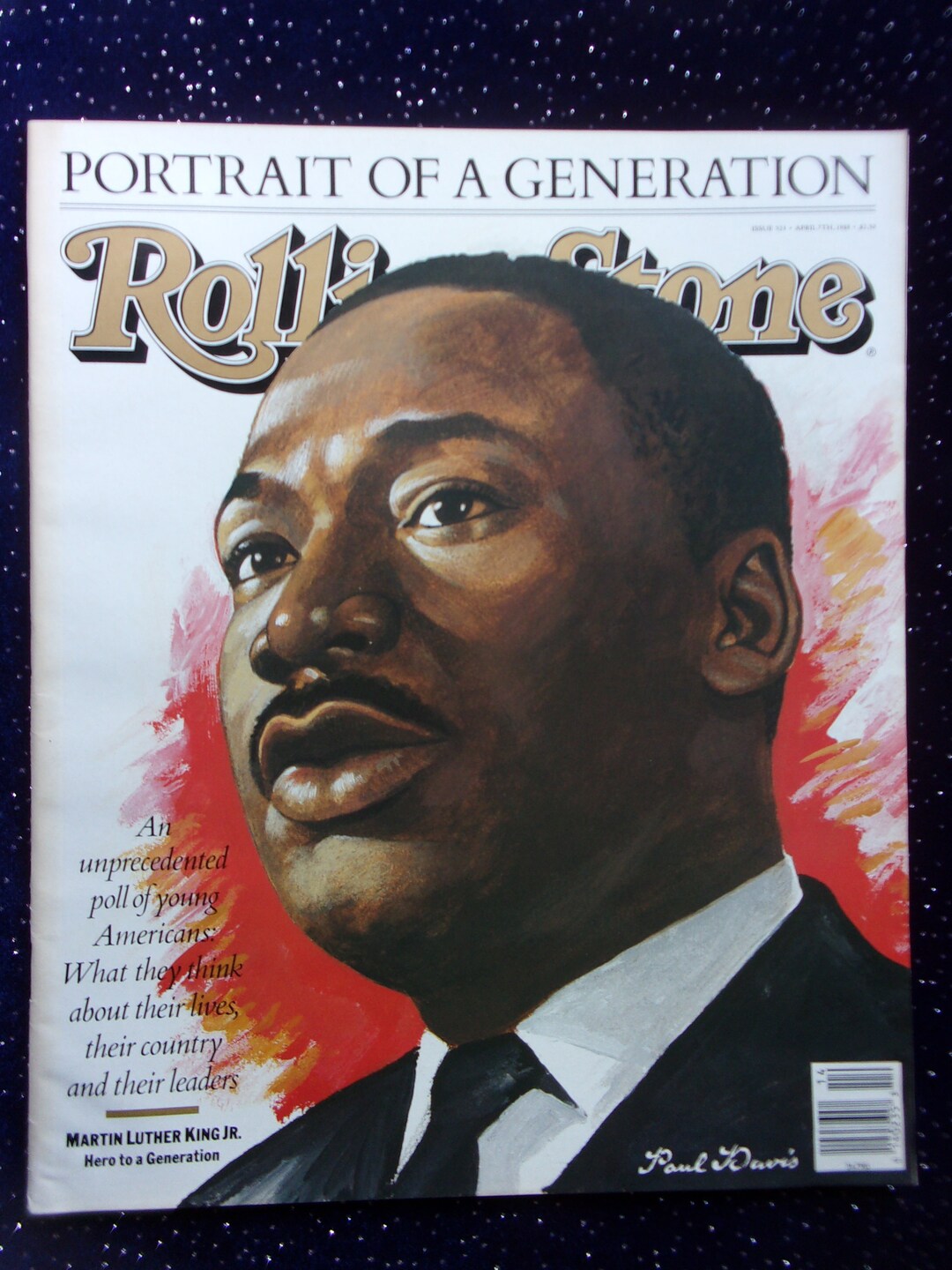 Martin Luther King Jr. Vintage 80s Rolling Stone Magazine 1988-issue ...