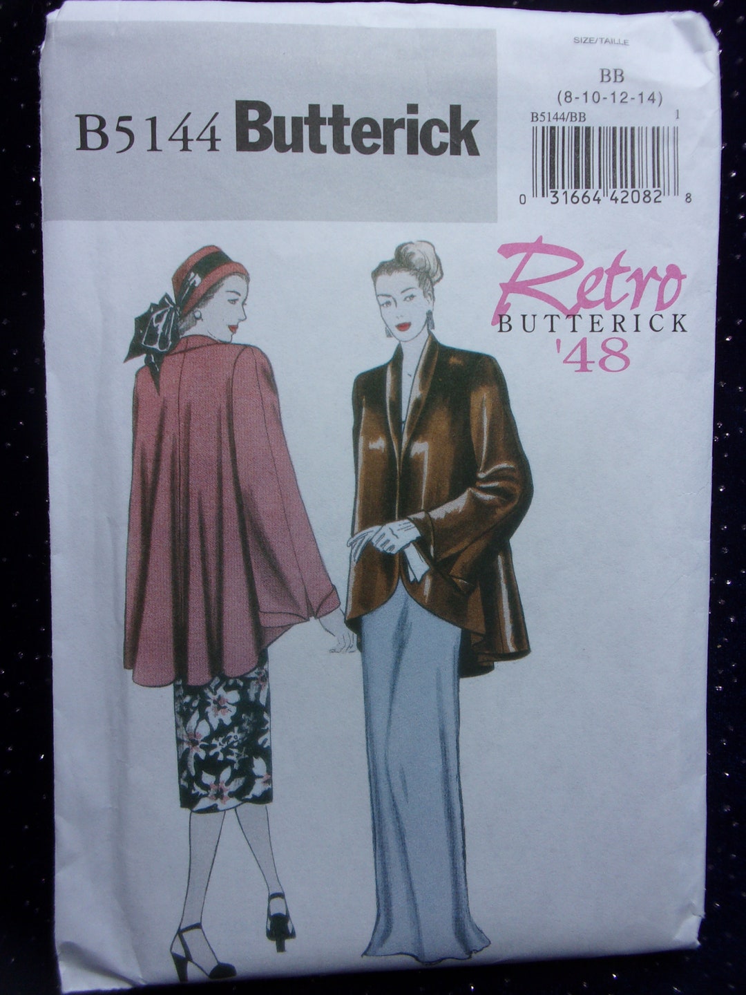 Retro Butterick 1940's Swing Coat Sewing Pattern-formal Wear Overcoat ...