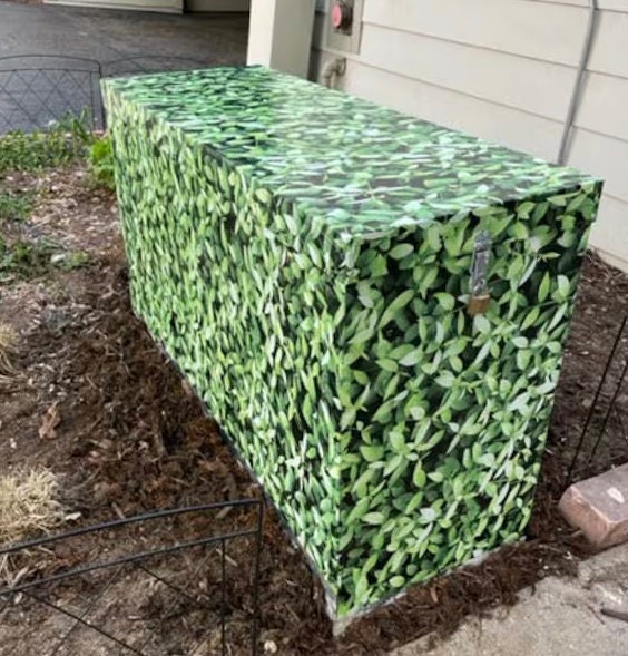2024 Hide That Utility Box With Our Bush Wrap - Etsy