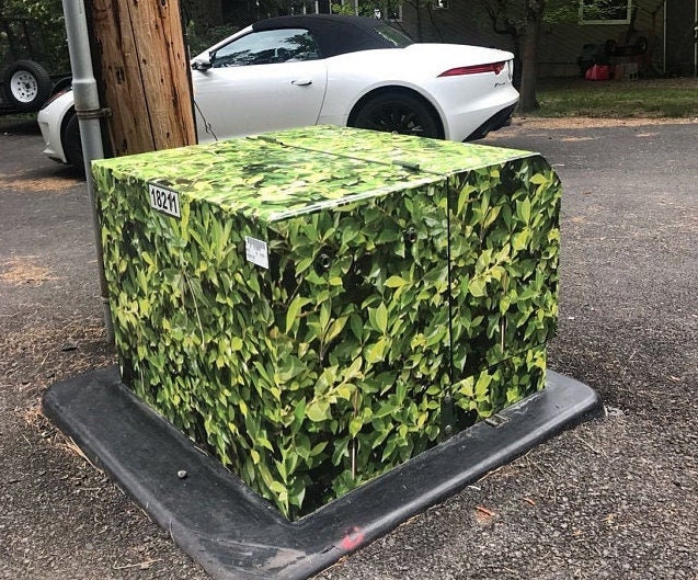 Hide That Utility Box With Our Bush Wrap! - Etsy