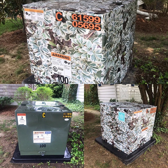 Hide That Utility Box With Our Bush Wrap - Etsy