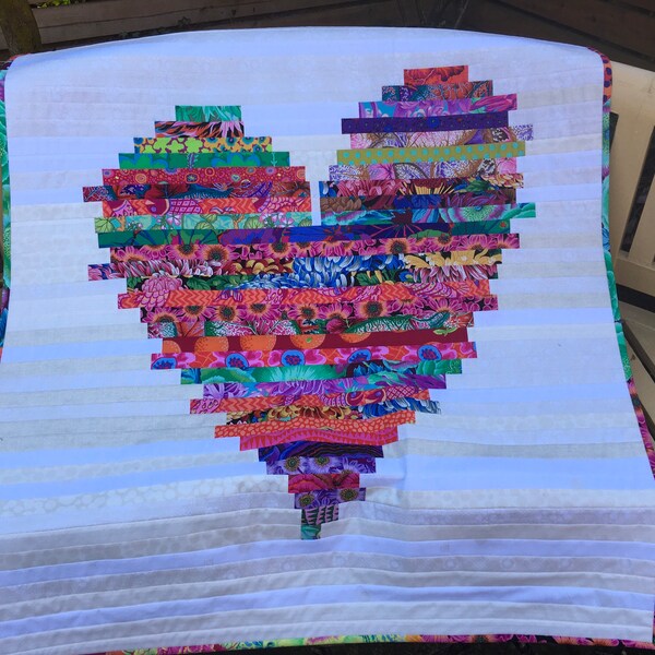 Boho Heart Quilt Kit - Etsy