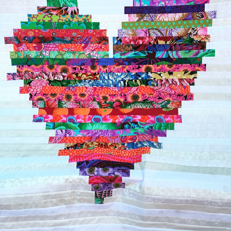 Boho Heart Quilt Kit - Etsy