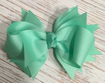 Mint Green Hair Bow | Etsy