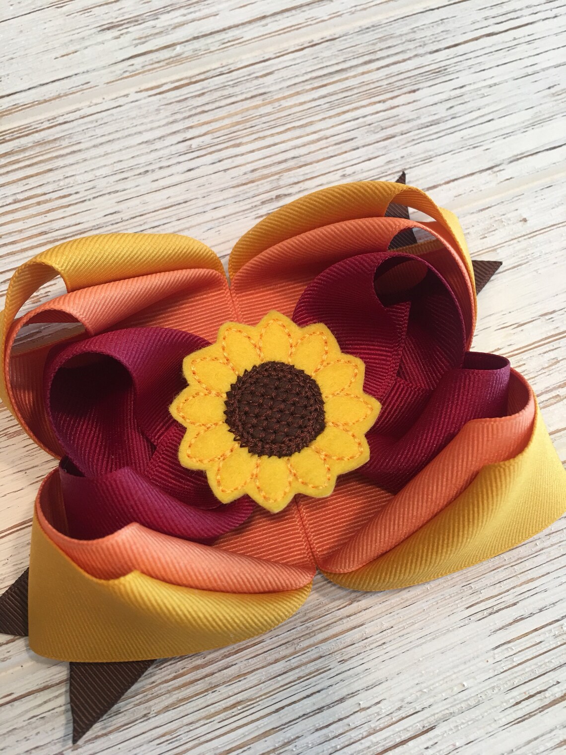 Made to Match Ricrac & Ruffles Falling for You Sunflower - Etsy