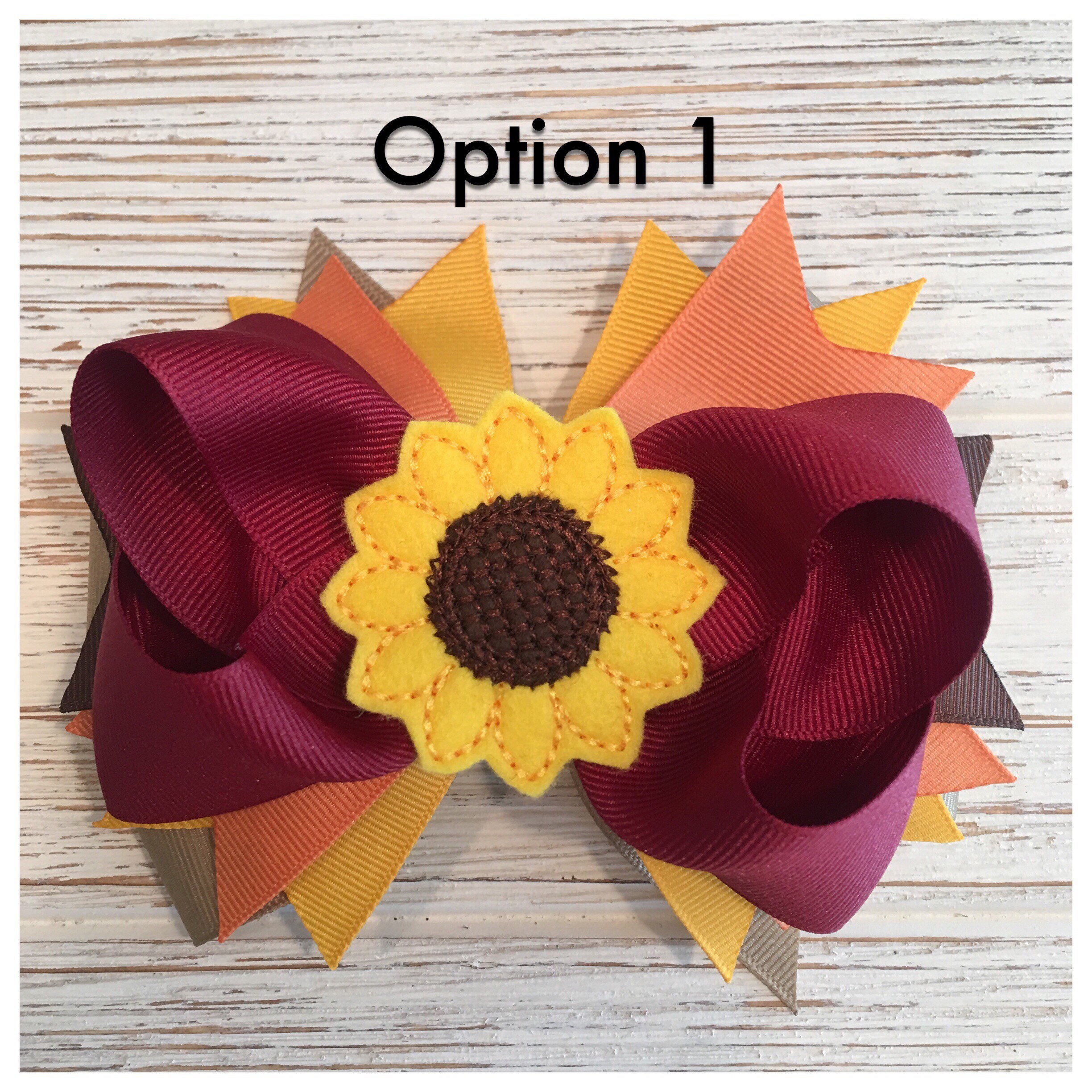 Made to Match Ricrac & Ruffles Falling for You Sunflower - Etsy