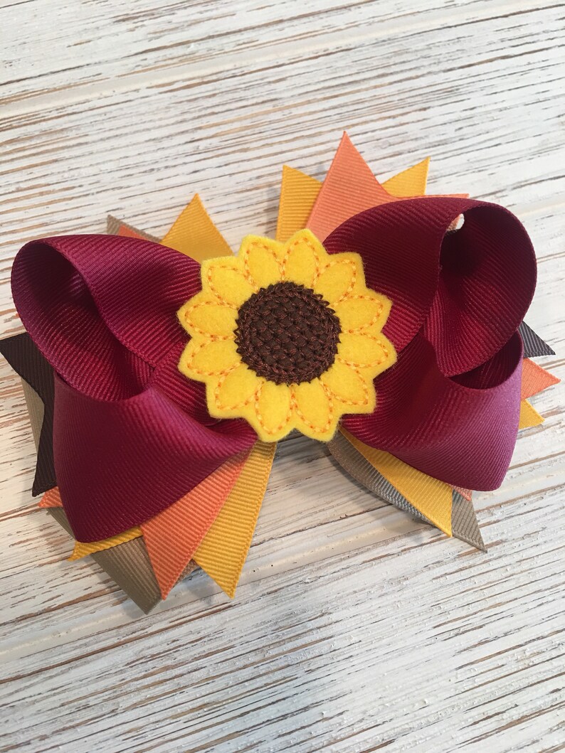 Made to Match Ricrac & Ruffles Falling for You Sunflower - Etsy