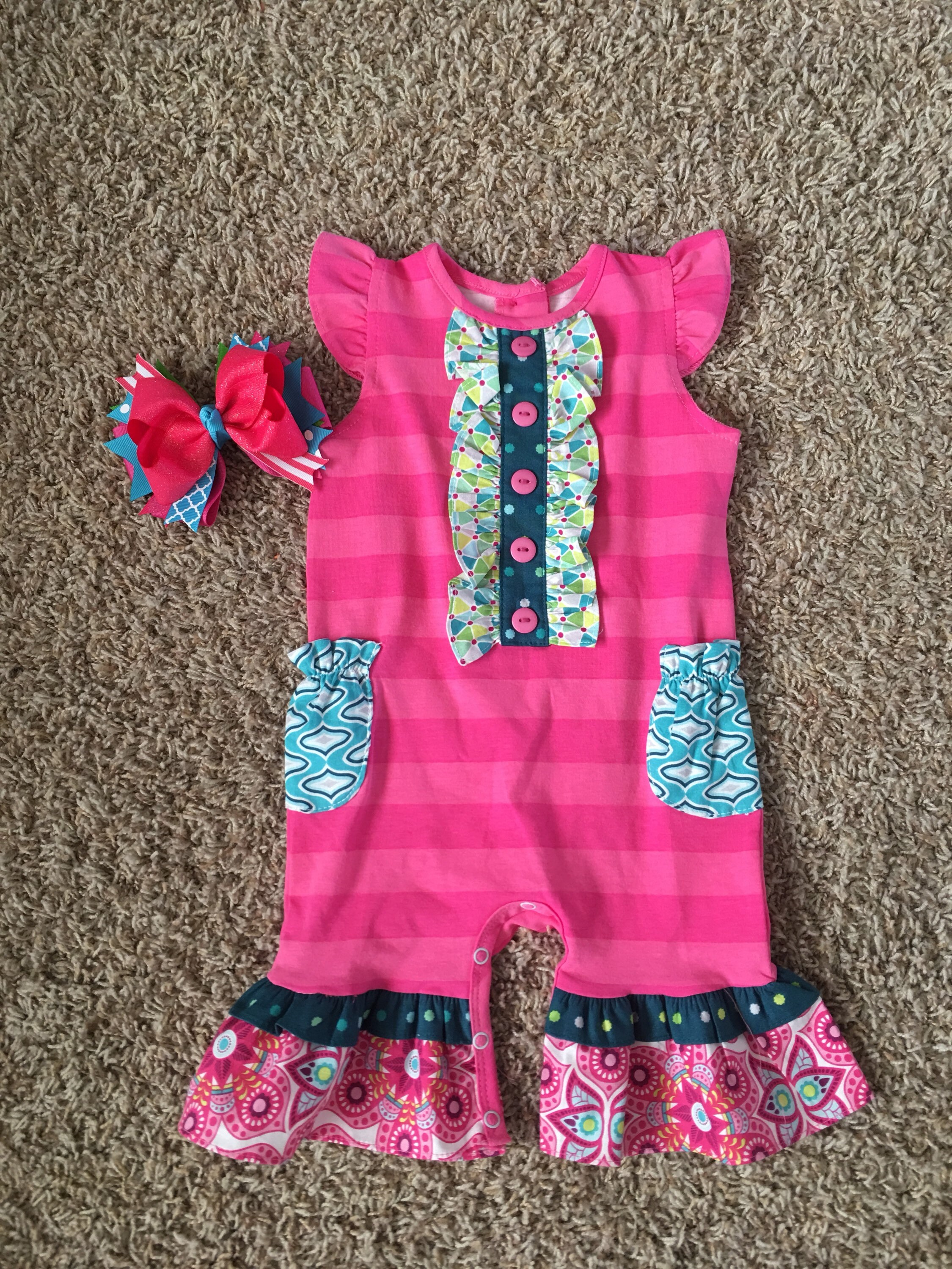 Made to Match Ricrac and Ruffles Fit & Bloom Hair Bow Fit and - Etsy