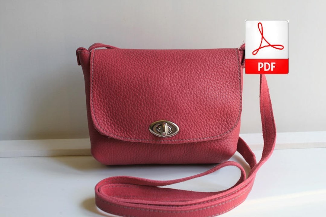 Leather Shoulder Bag Pattern, Shoulder Bag Pattern Leather, Leather ...