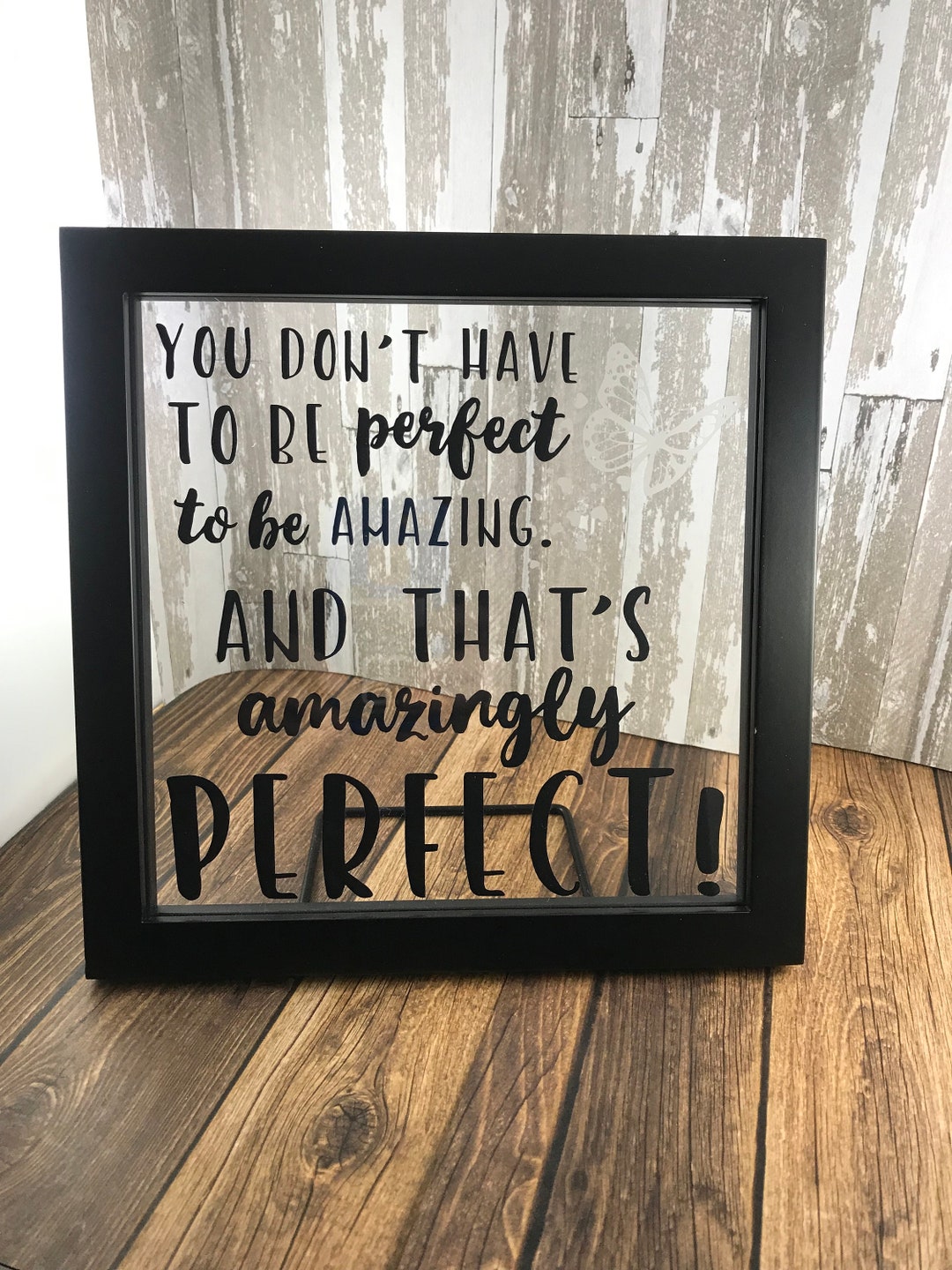 Motivational Float Frame Art - Etsy