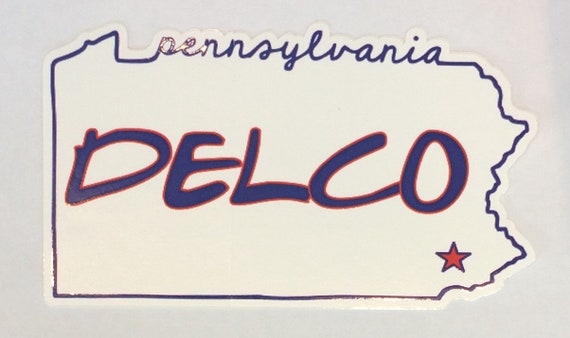 Delco Pennsylvania Tailgate Decal | Etsy