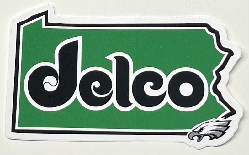 Delco Eagles Pennsylvania Tailgate Decal - Etsy