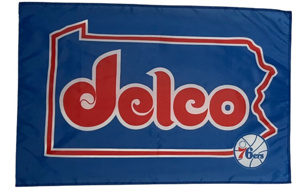 Delco Pennsylvania Pa Flag 3 X 2 Feet Blue Red White Ishopirish - Etsy