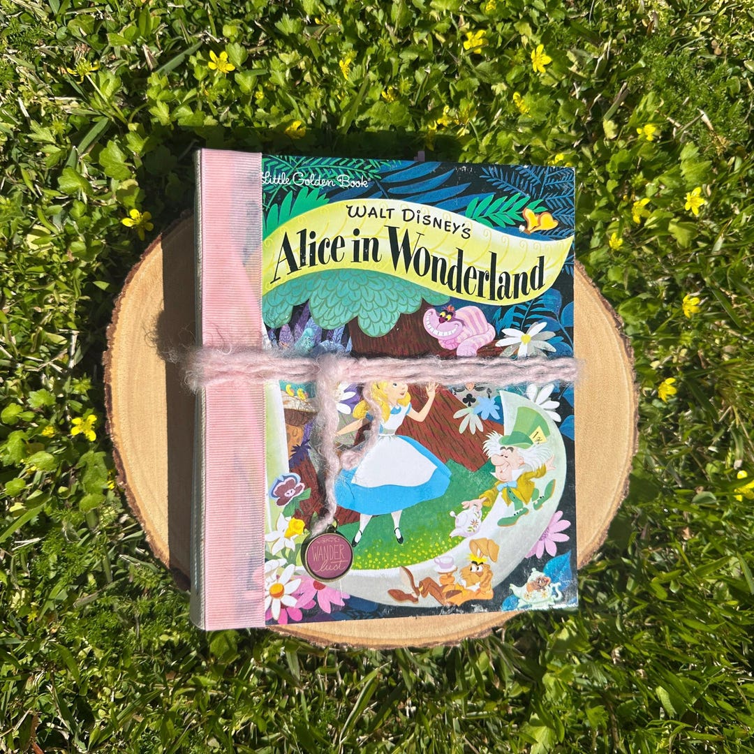 Golden Alice | Handmade Journal | Witch| Golden Book | Junk Journal ...