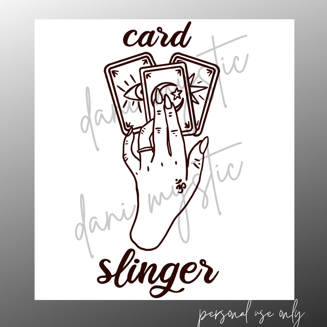 Card Slinger Tarot Card PNG File - Etsy Singapore
