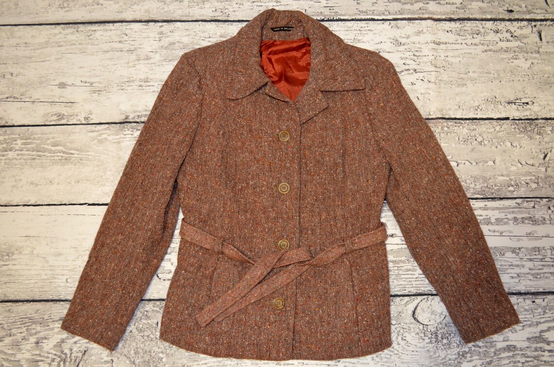 Vintage Jacket Jimmy Hourihan of Dublin Tweed Ladies Coat Women Fashion ...