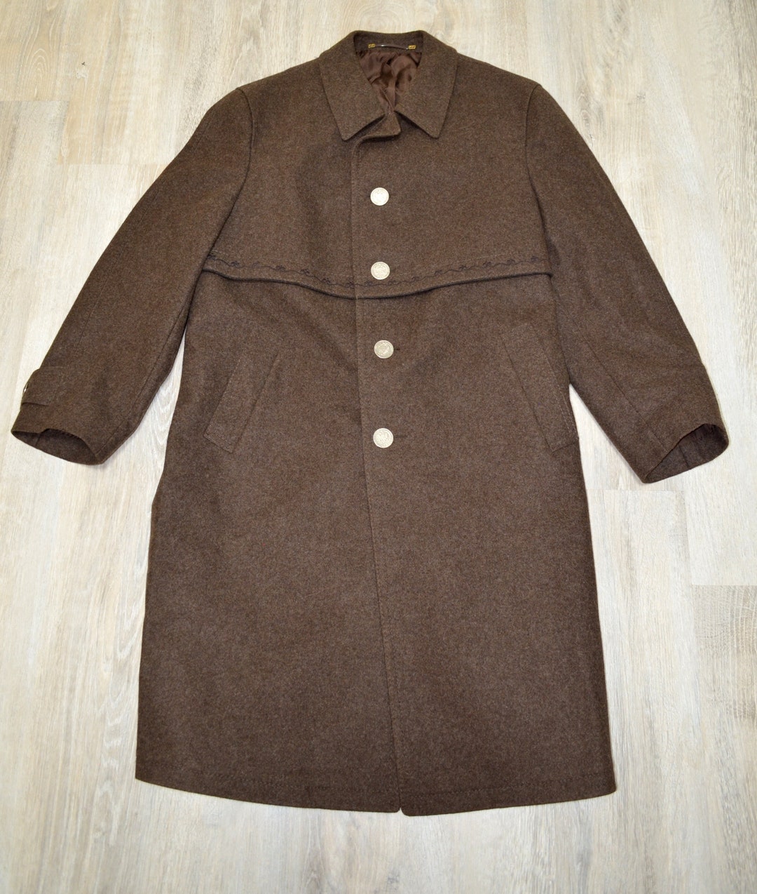 Vintage Original Distler Trachten Womens Сoat Ladies Wool Cloak Baur ...