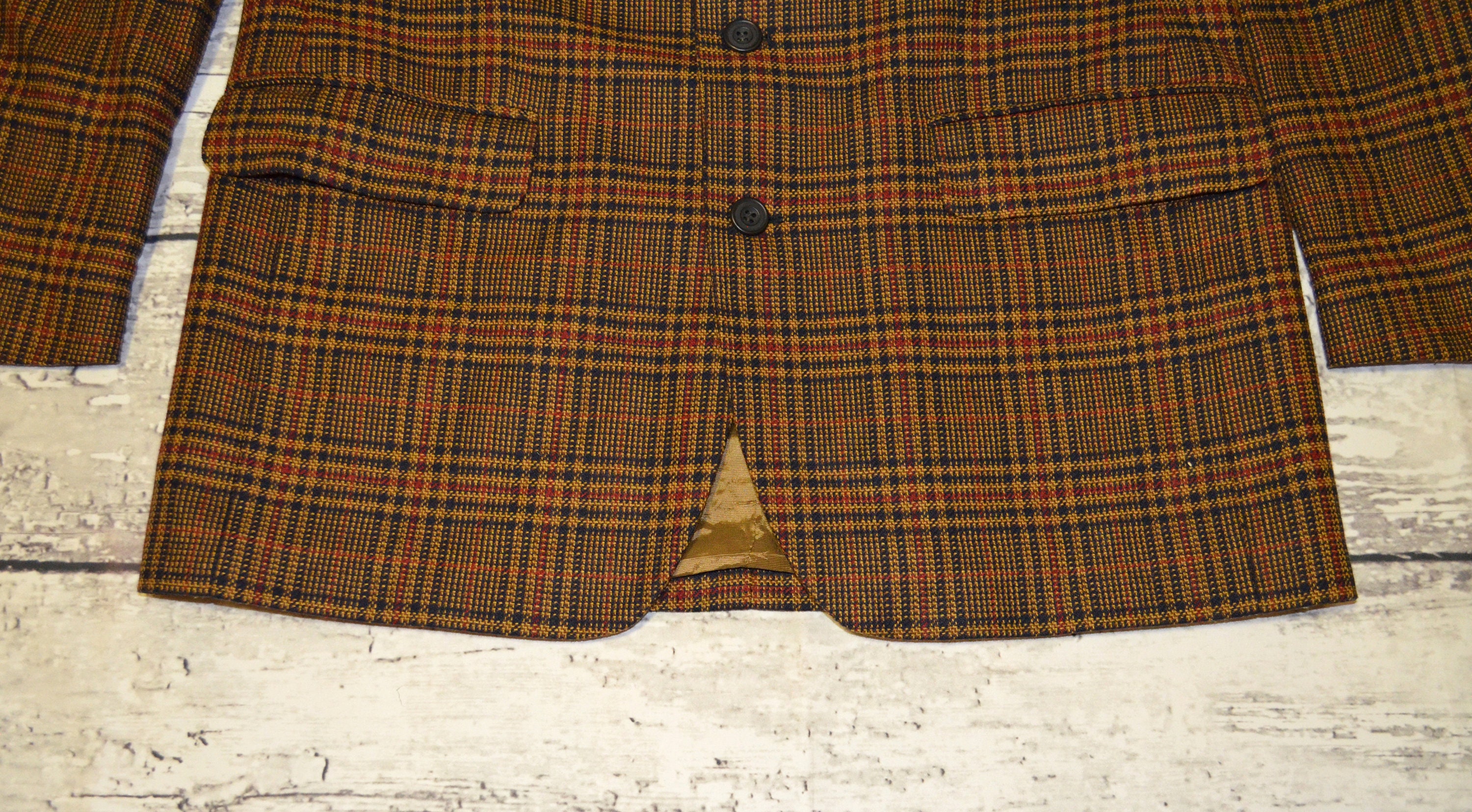 Vintage Magee Blazer Mens Jacket Plaid Wool Sport Coat Suit Size L - Etsy
