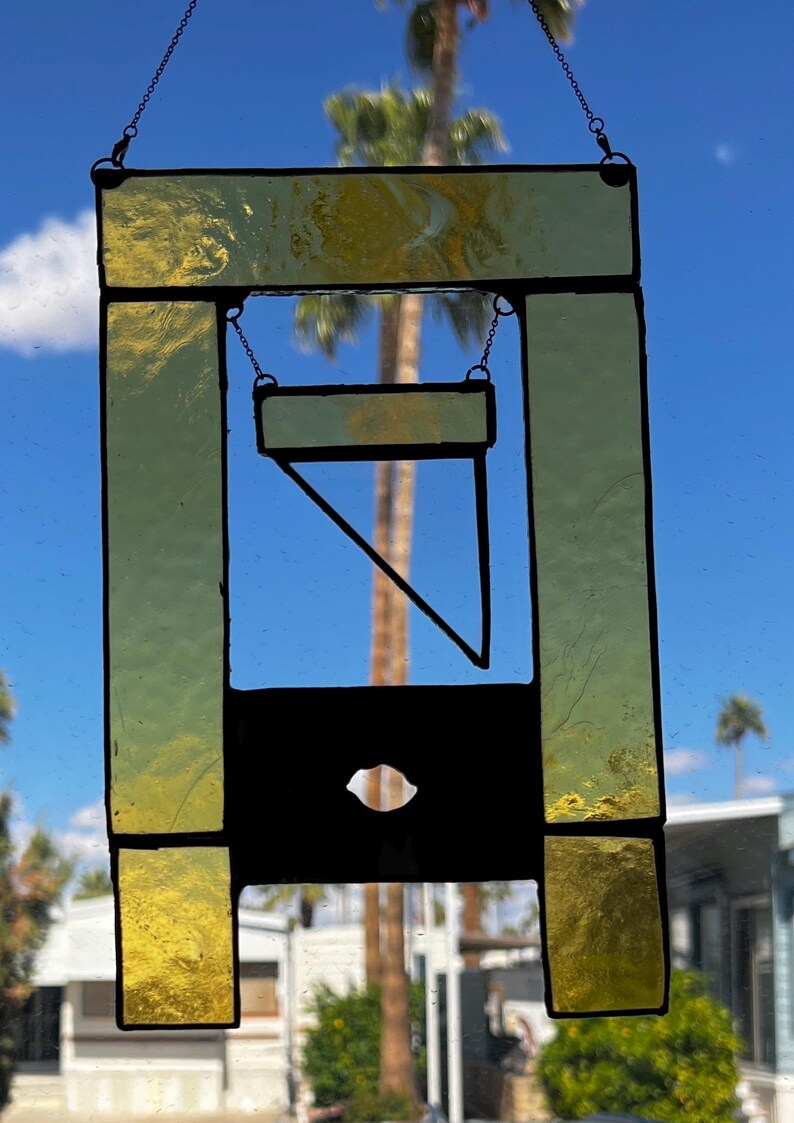 Stained Glass Guillotine - Etsy