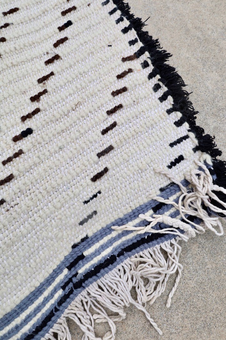 UNITY Vintage Talsint Rug black, Cream 3x6 Runner Rug - Etsy