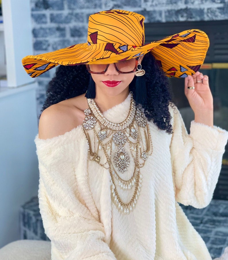 African Print Hats for Women, Summer Women's Beach Hat, Ankara Hat - Etsy