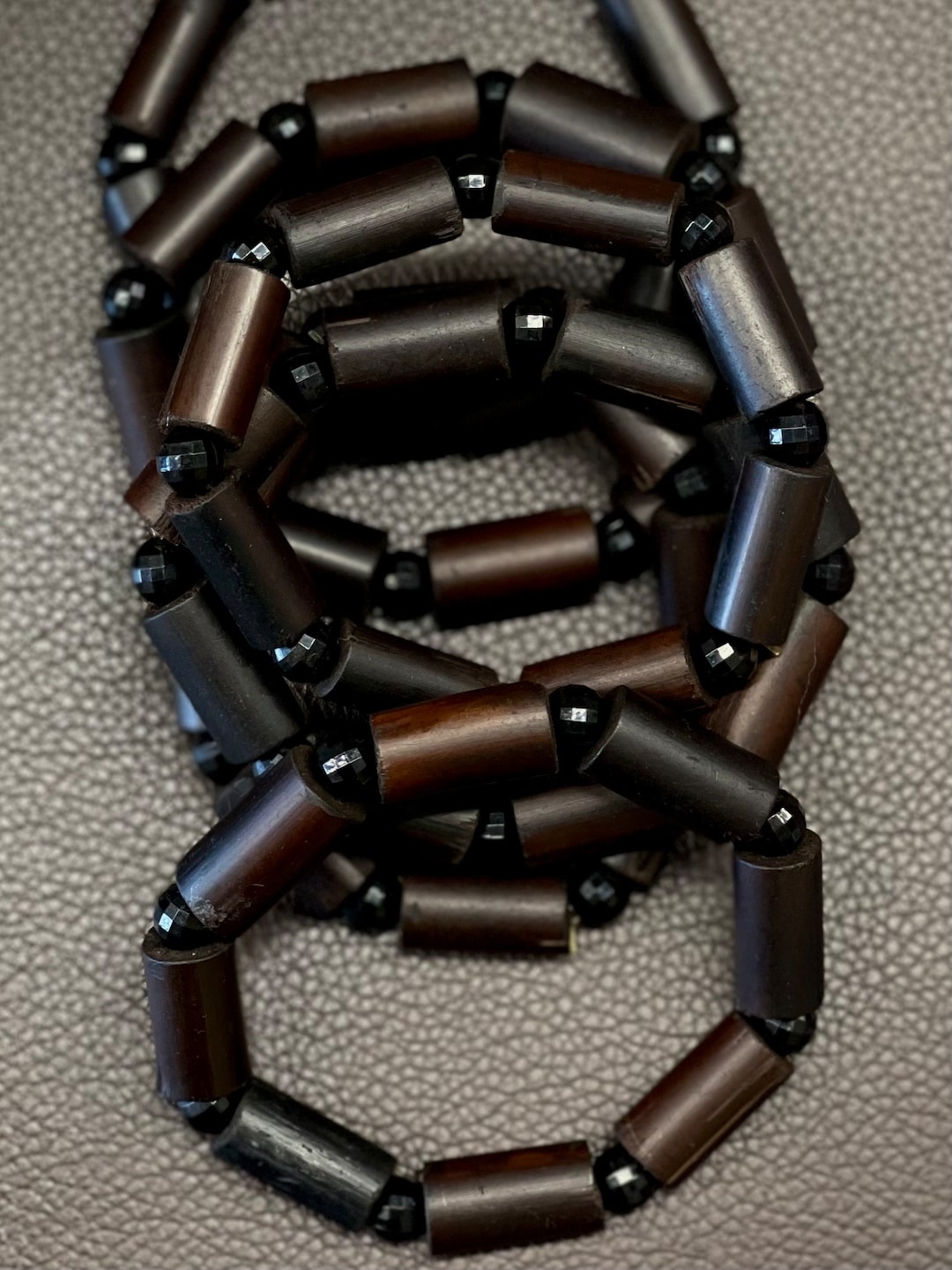 Black-brown Wood Art Men’s Wrist Bracelet - Etsy