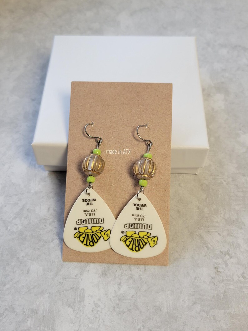 Stainless Steel Turtle Guitar Pick Earrings - Etsy
